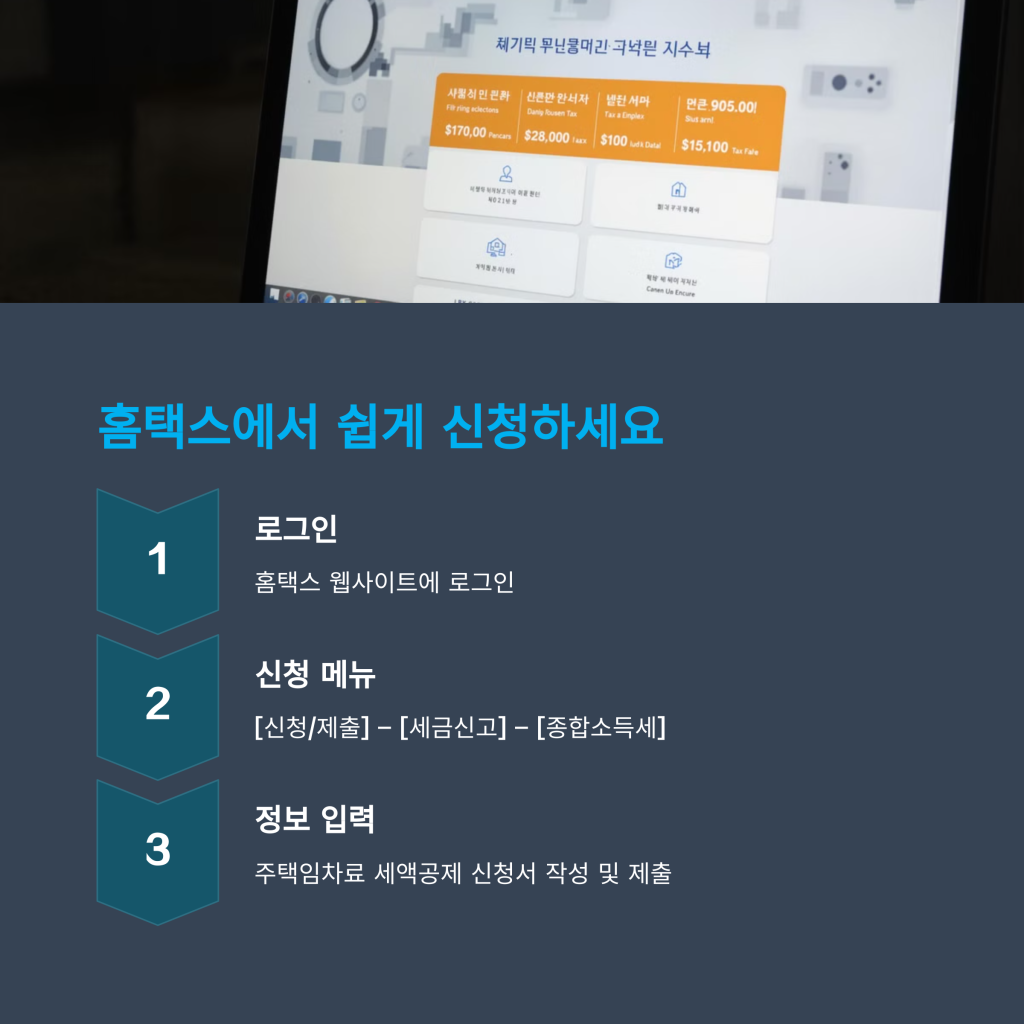 홈택스 월세 환급 신청 방법 총정리! 13월의 월급 챙기세요 - TipFlowz